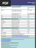 2026 Trimester Academic Calendar | PDF | Academic Term | Observances