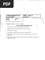 Grade 7 Mathematics Test Term 2 2022 | PDF | Numbers | Elementary ...
