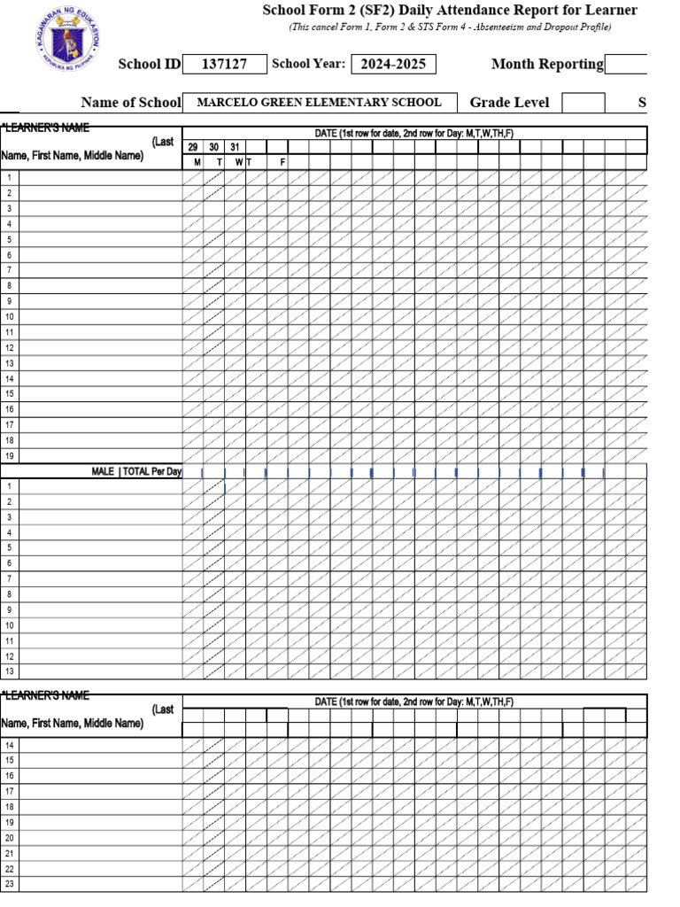 Sf2 Format (Revised) | PDF | Childhood | Youth