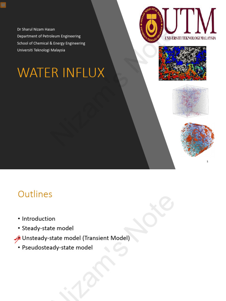Chapter 7 - Water Influx | PDF | Petroleum Reservoir | Permeability ...