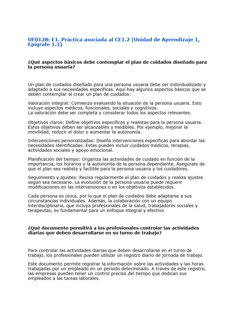 UF0128 E1. Práctica asociada al CE1.2 (Unidad de Aprendizaje 1 ... UF0128 E1. Práctica asociada al CE1.2 (Unidad de Aprendizaje 1 ...