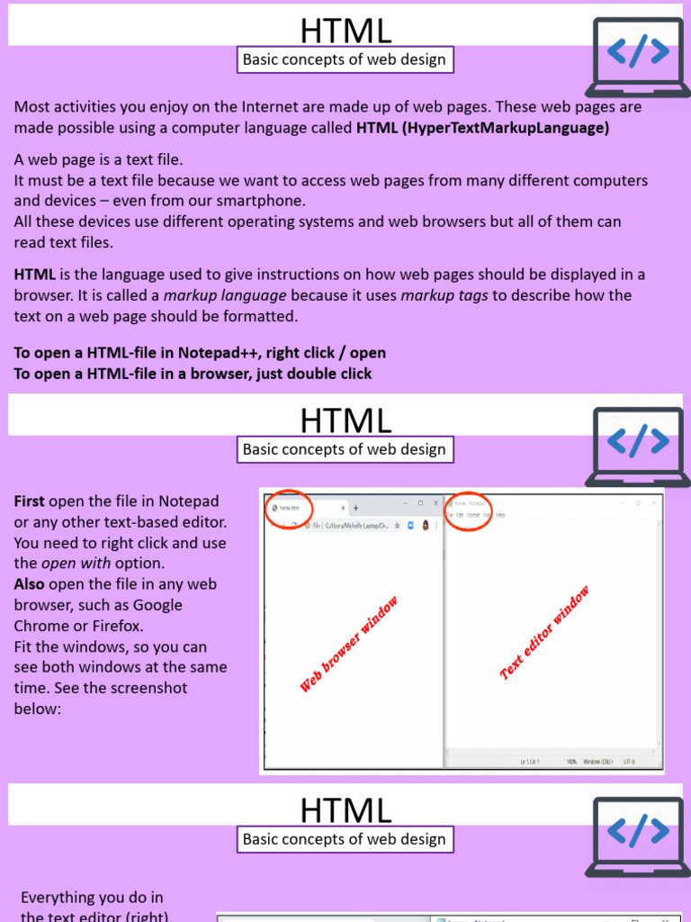 Module 6 HTML - Eng | PDF | Html Element | Html