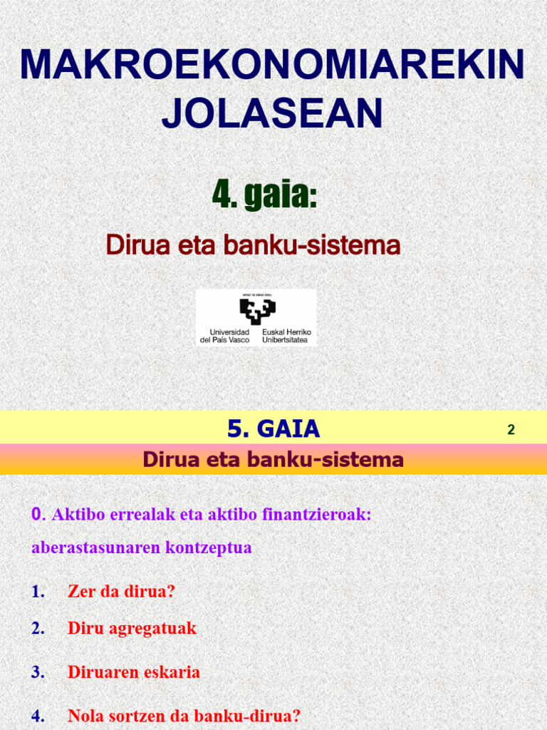 Makrorekin Jolasean (4. Gaia) | PDF
