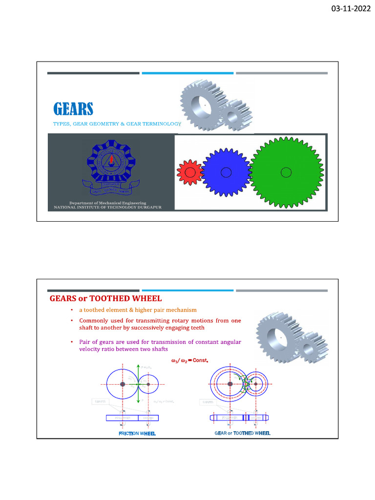 Gears | PDF