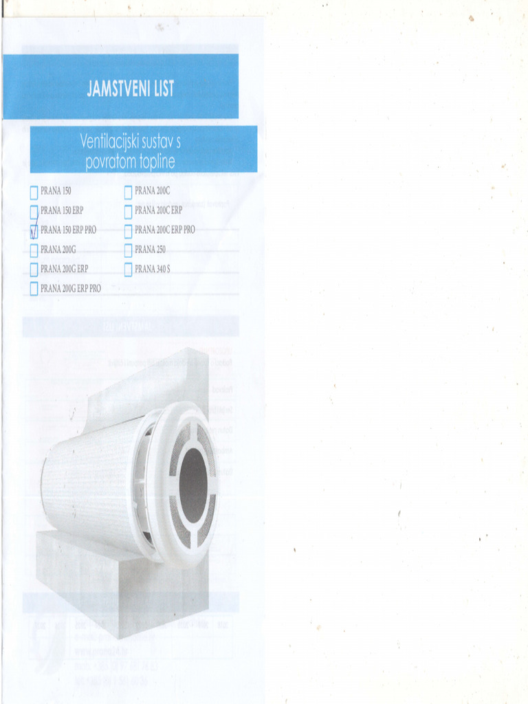 Prana Jamstveni List NALJEPNICA | PDF