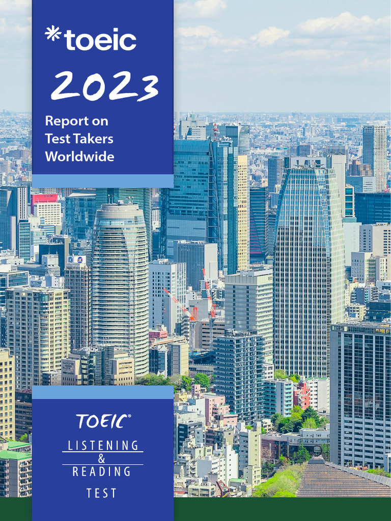 toeic-listening-reading-report-test-takers-worldwide | PDF | Questionnaire