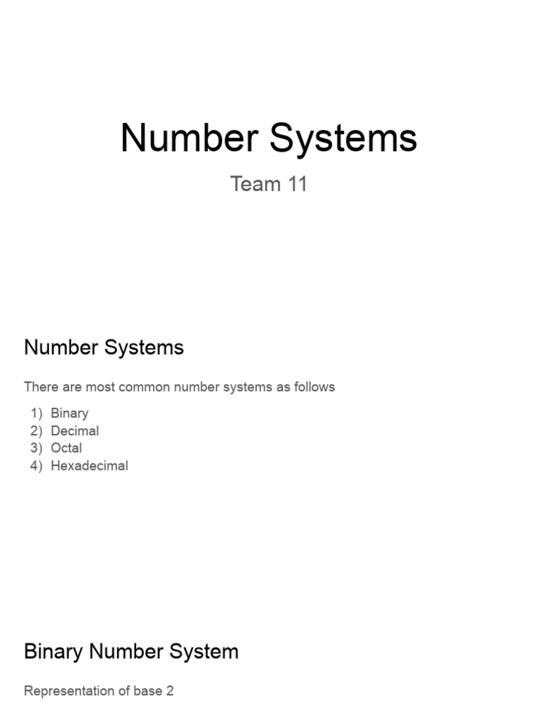 Number Systems | PDF