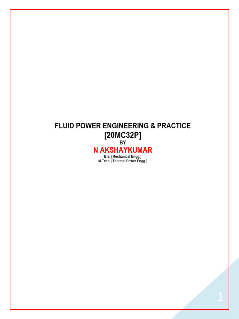FPEP Manual | PDF | Shear Stress | Valve
