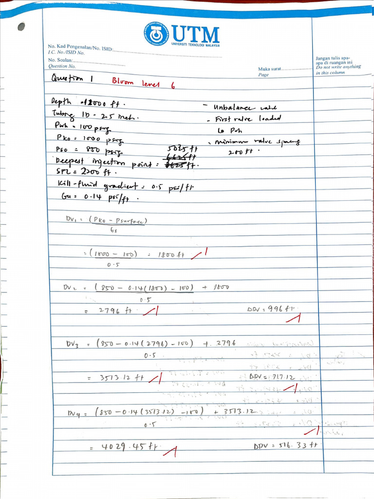 Test 4 Marking Scheme | PDF