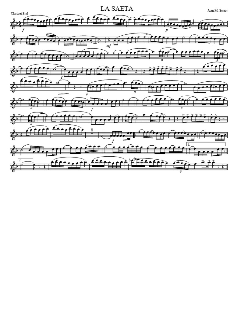 La Saeta | PDF