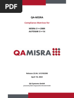 Misra C 2023 (Misra C 2012) | PDF | Pointer (Computer Programming) | Parameter (Computer ...