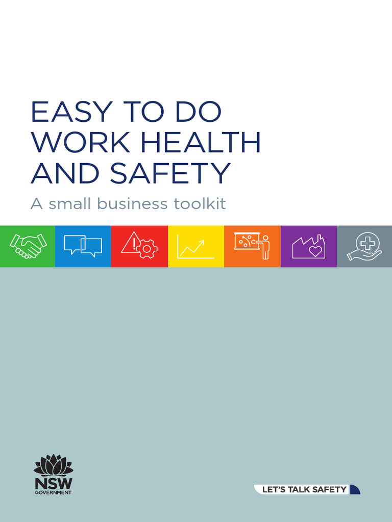 Easy To Do Whs SW08483 | PDF | Occupational Safety And Health ...