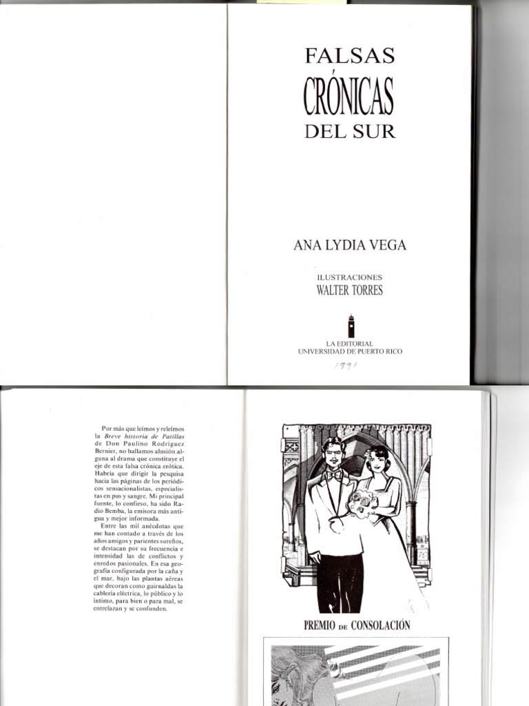Ana Lydia Vega Premio de Consolación | PDF