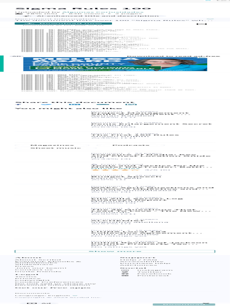 Sigma Rules 100 PDF | PDF | Scribd