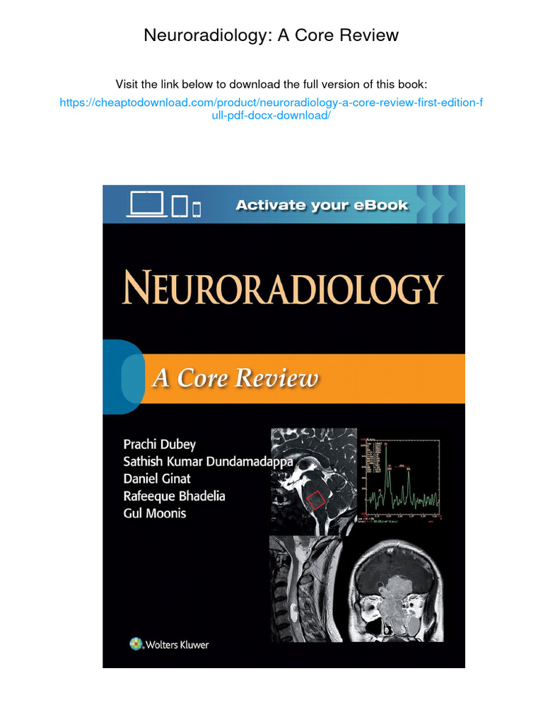 Neuroradiology: A Core Review. First Edition. ISBN 9781496372505, 978-1496372505 | PDF ...