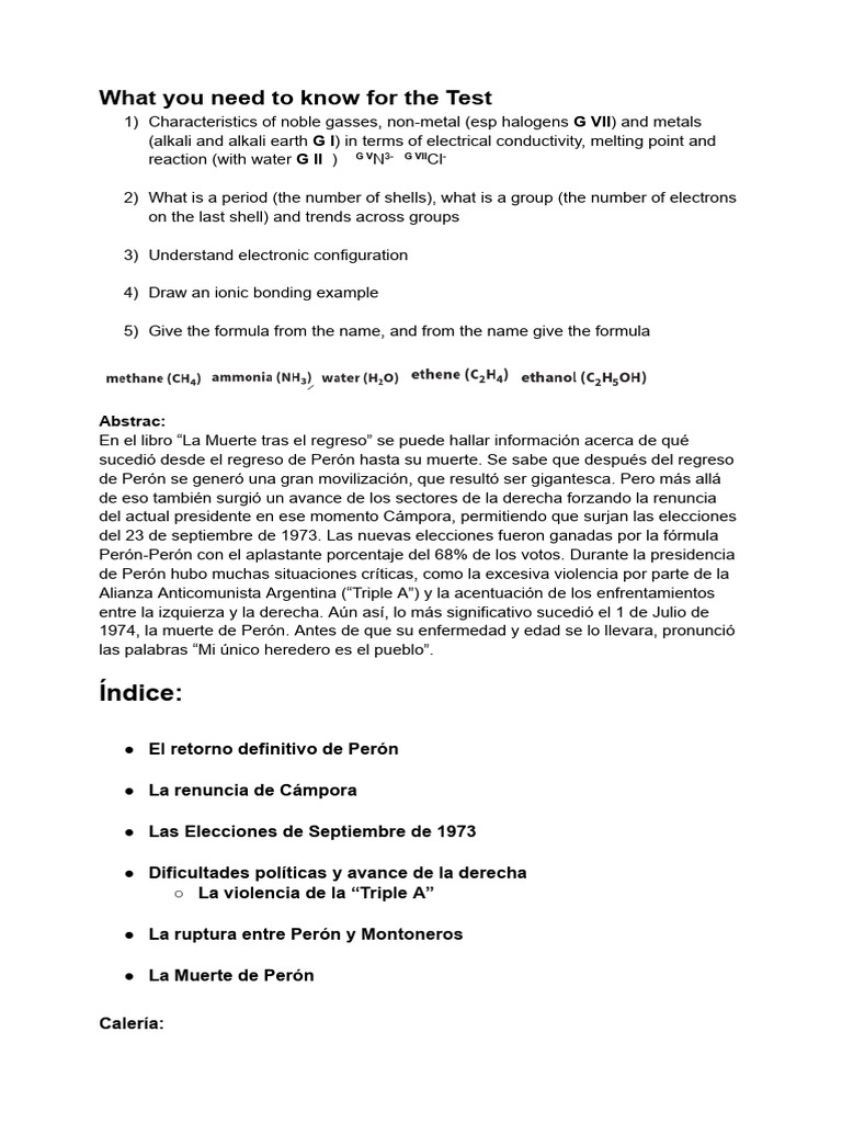 Combined Science | PDF | Argentina