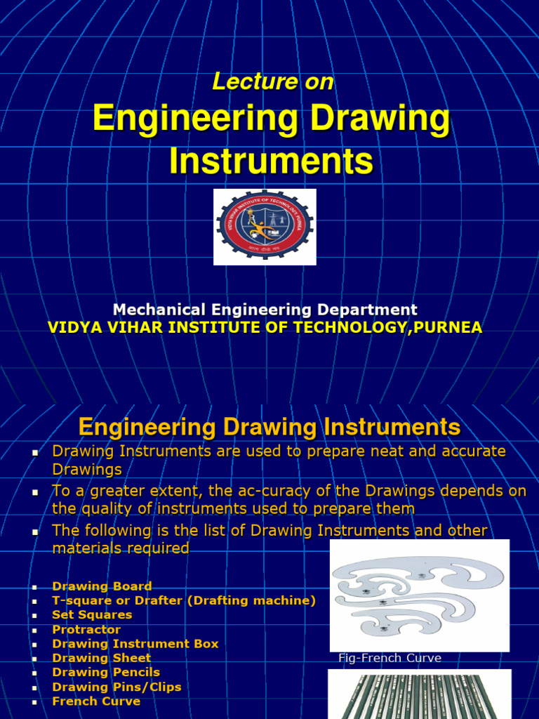Engg Drawing Tools | PDF | Drawing | Technical Drawing