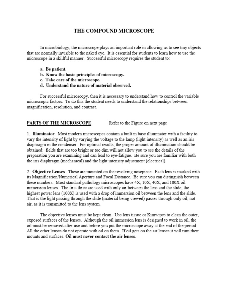 Microscope | PDF | Microscope | Angular Resolution