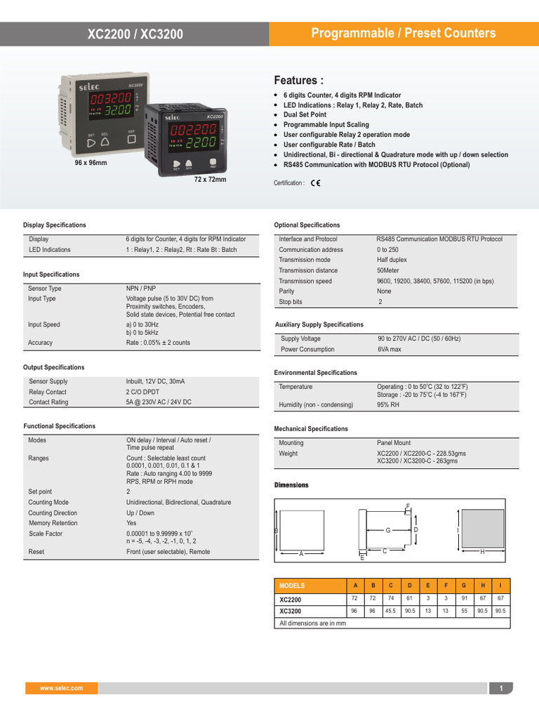 XC2200 3200 | PDF | Relay | Switch