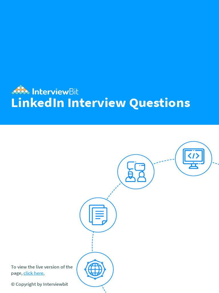 Linkedin Interview Questions: Click Here | PDF | Linked In | Computer ...