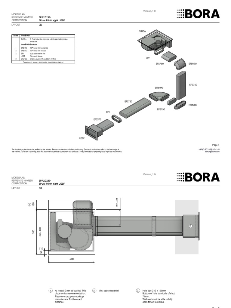 Bora Ducting Planning Example | PDF