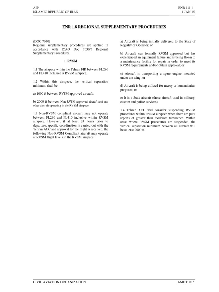 Enr 1-8 | PDF | Aircraft | Aeronautics