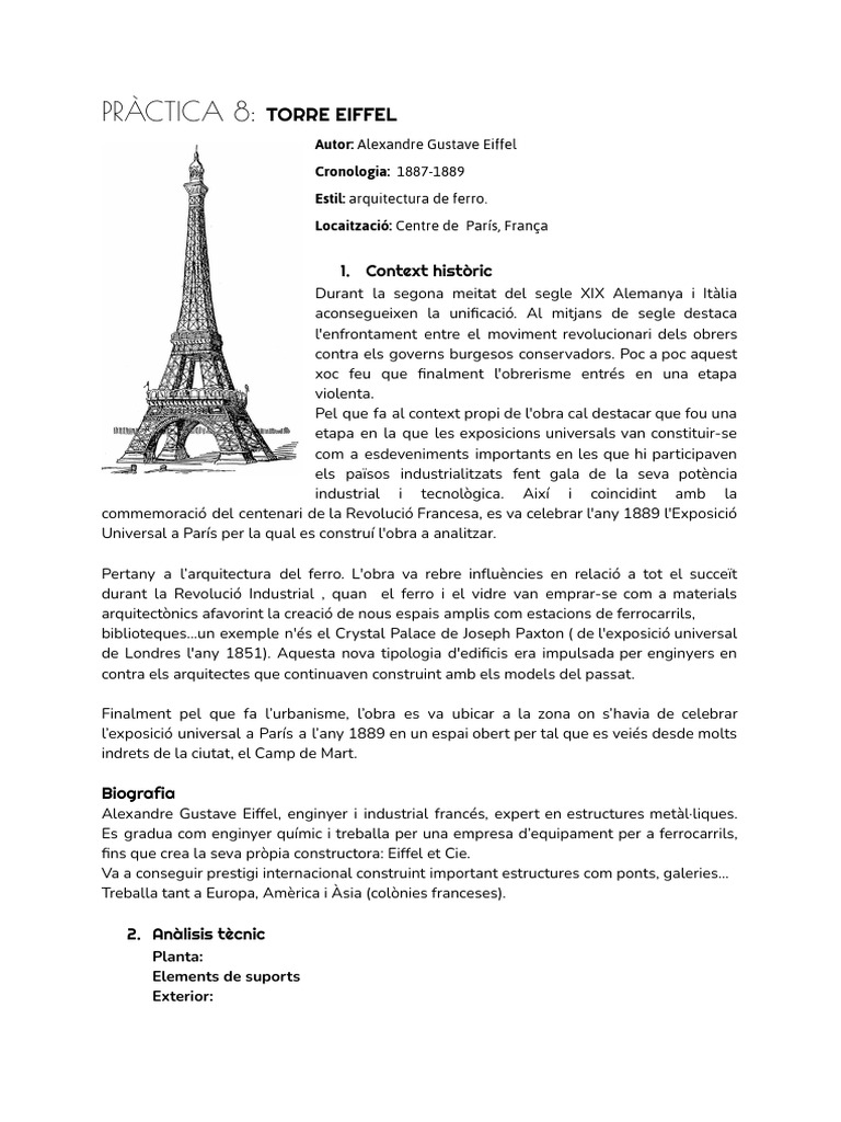 Torre Eiffel | PDF