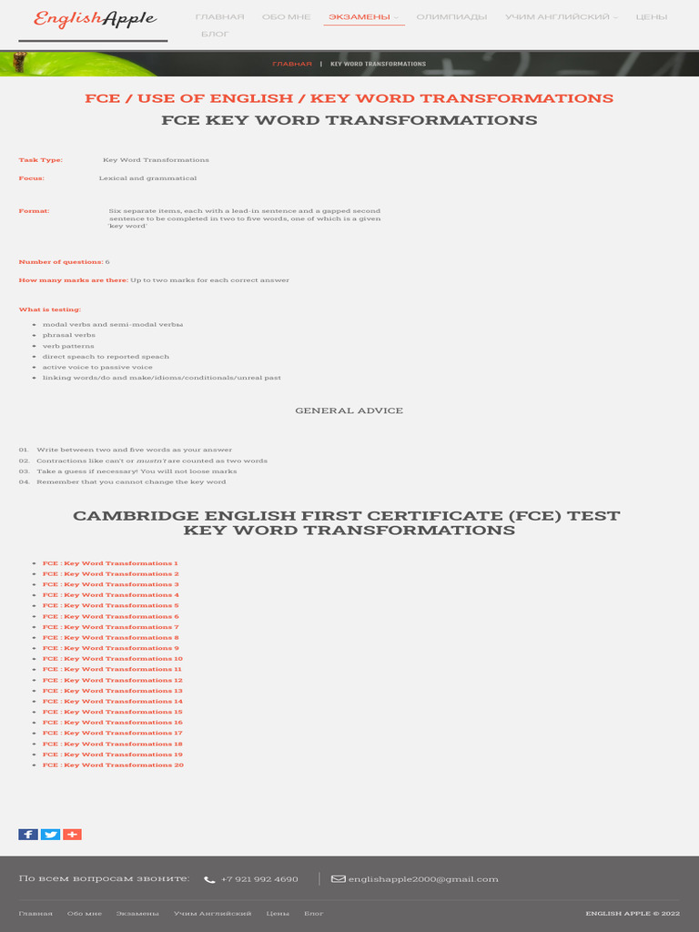 Key Word Transformations A Lot Mixed | PDF | Word | Semantics
