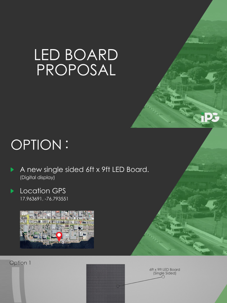 Waterfront LED Board - Proposal | PDF