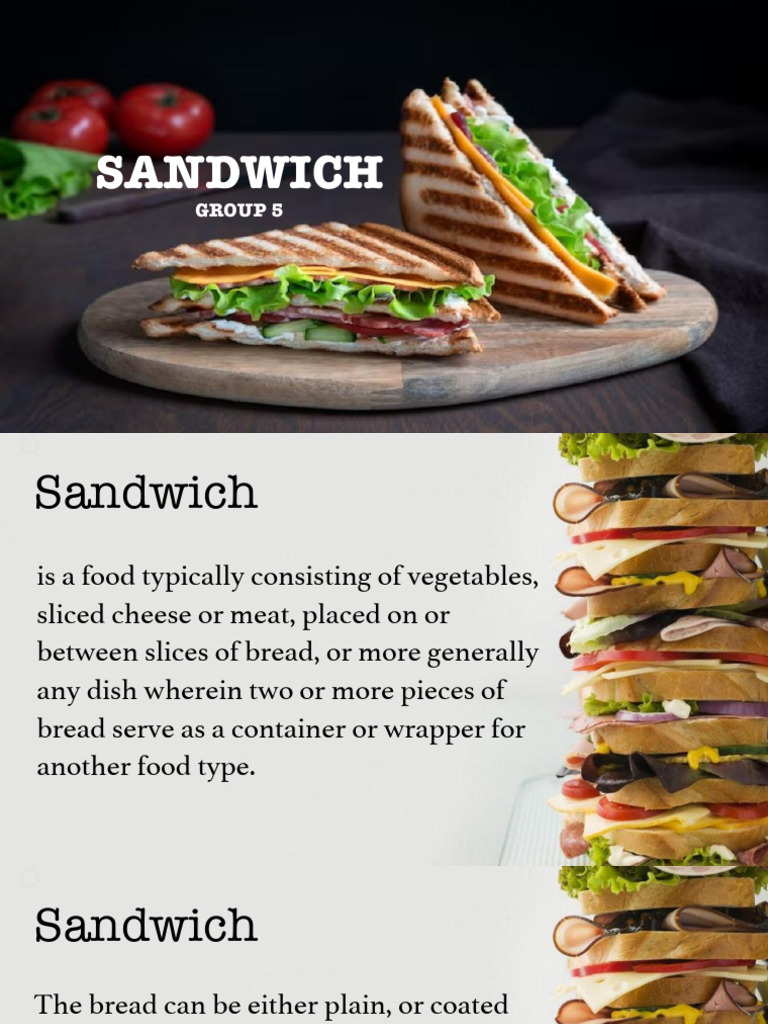 SANDWICH | PDF | Sandwich | Grilling