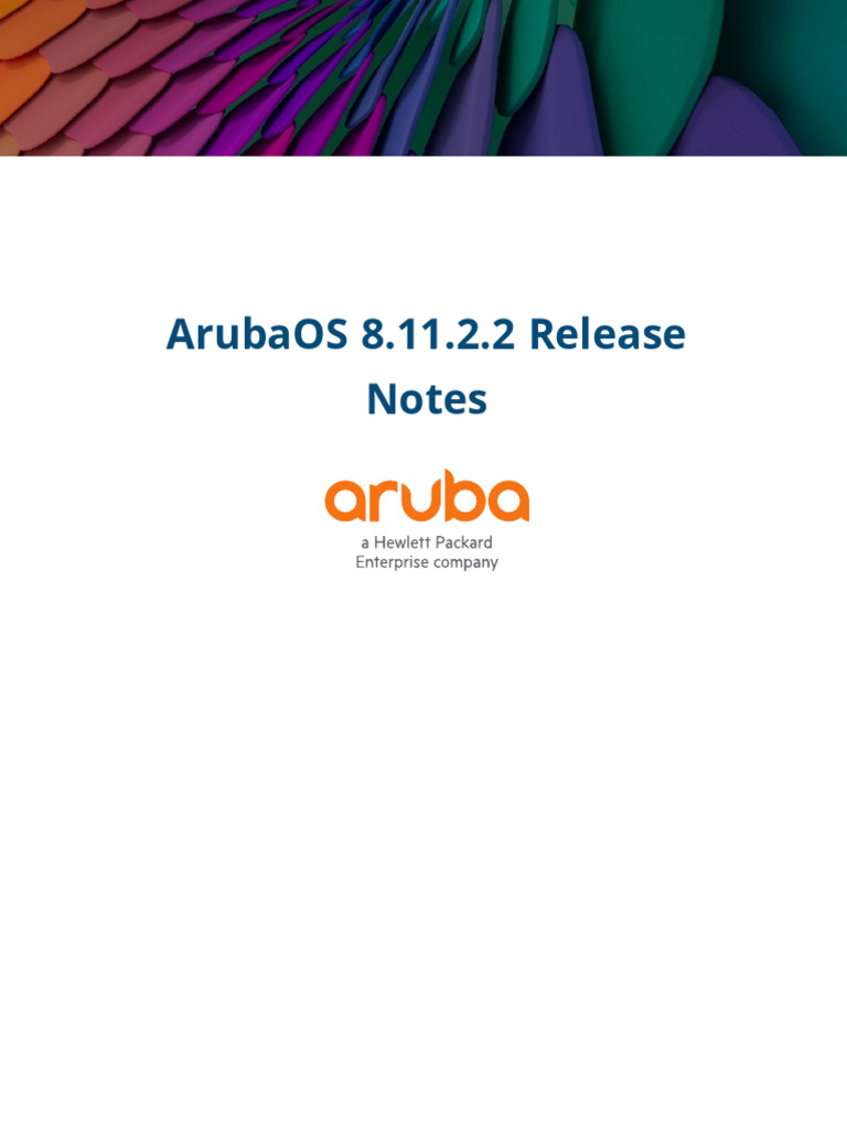 ArubaOS-8 11 2 2-Release-Notes | PDF | I Pv6 | Windows 10