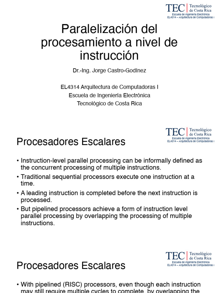 Lec 14 | PDF | Central Processing Unit | Parallel Computing