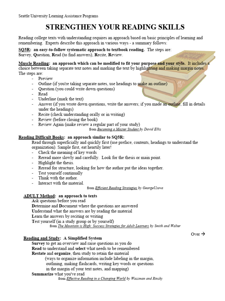 Strengthen Your Reading Skills | PDF | Reading Comprehension | Applied ...