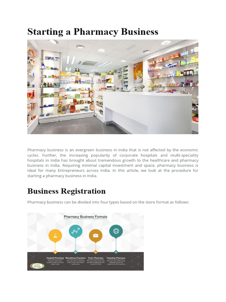 Starting A Pharmacy Business | PDF | Pharmacist | Limited Liability ...