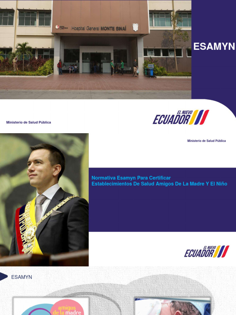 Normativa ESAMYN para Salud Materno-Infantil | PDF | Amamantamiento | Parto
