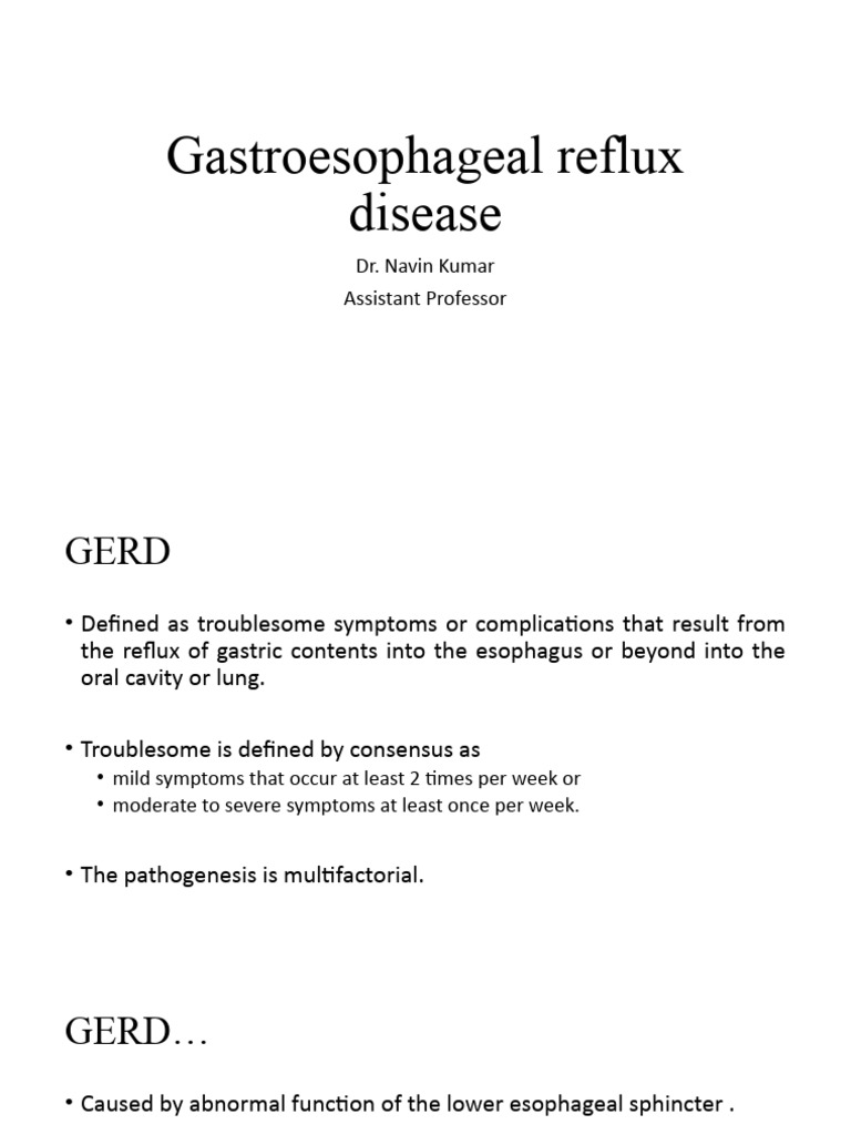 1080_GERD | PDF | Gastroesophageal Reflux Disease | Esophagus