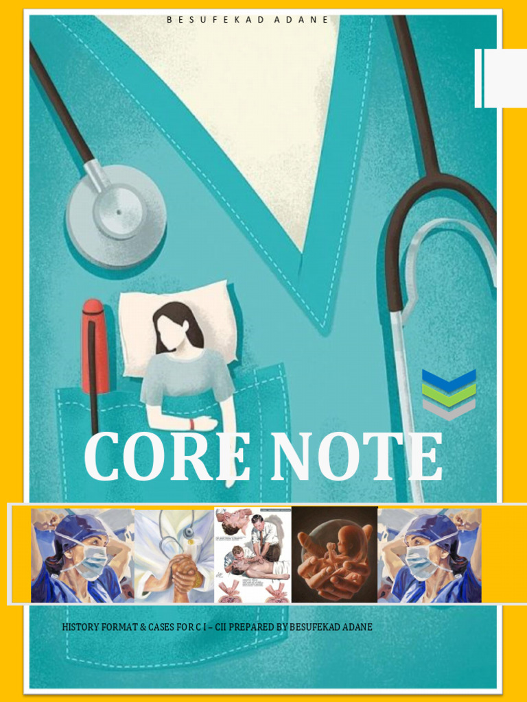 CORE NOTE - History Format & Case For I - II | PDF | Pulse | Blood Pressure