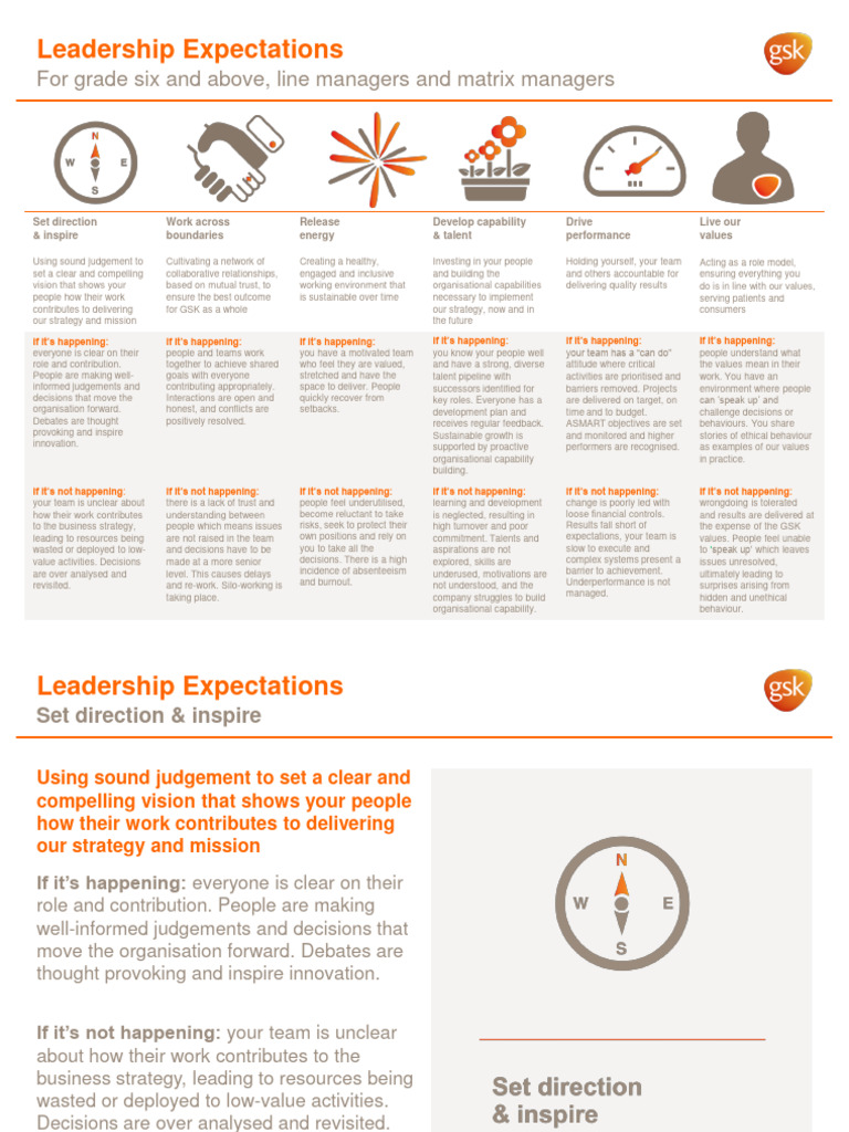 Leadership Expectations Practice | PDF | Leadership | Strategic Management
