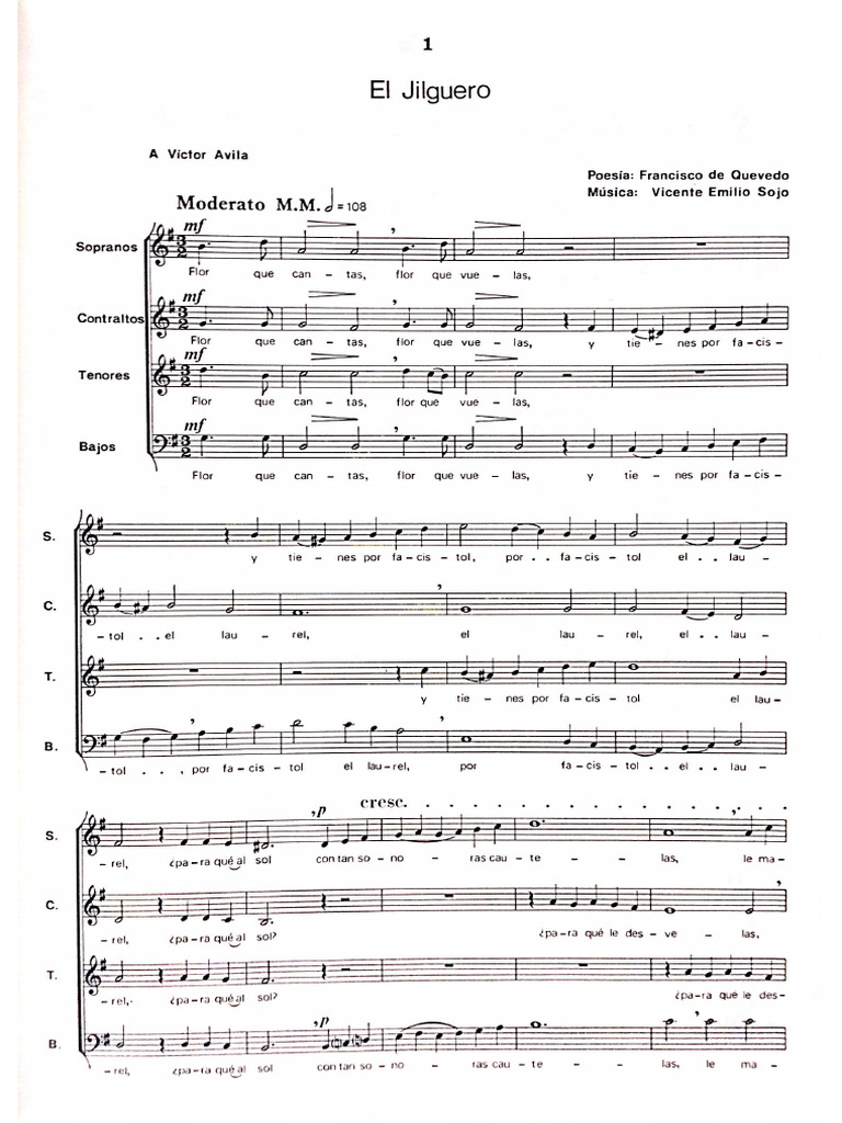 El Jilguero - Sojo | PDF