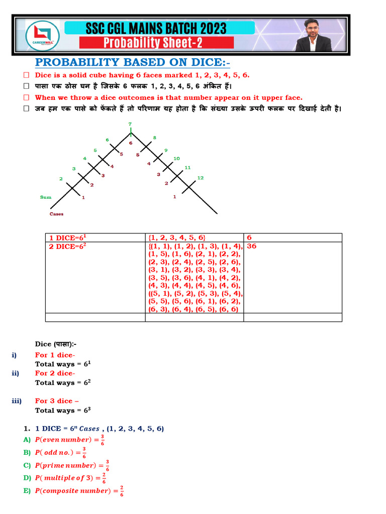 Probability Sheet-2 - 310154 - Crwill | PDF