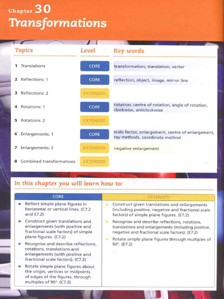 Chapter 30 Transformations | PDF