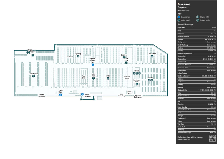 Bunnings Morayfield Map | PDF | Hardware Store | Culture Of Queensland