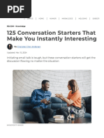 100 Conversation Questions | PDF