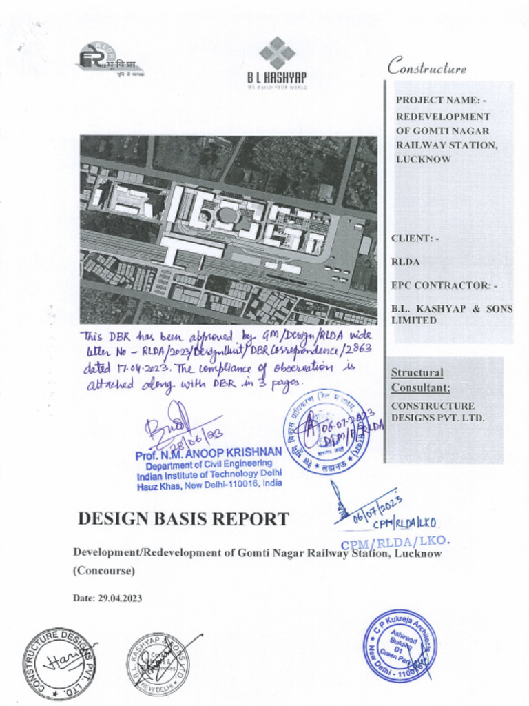 Gomti Nagar - Structural DBR - Air Concourse | PDF
