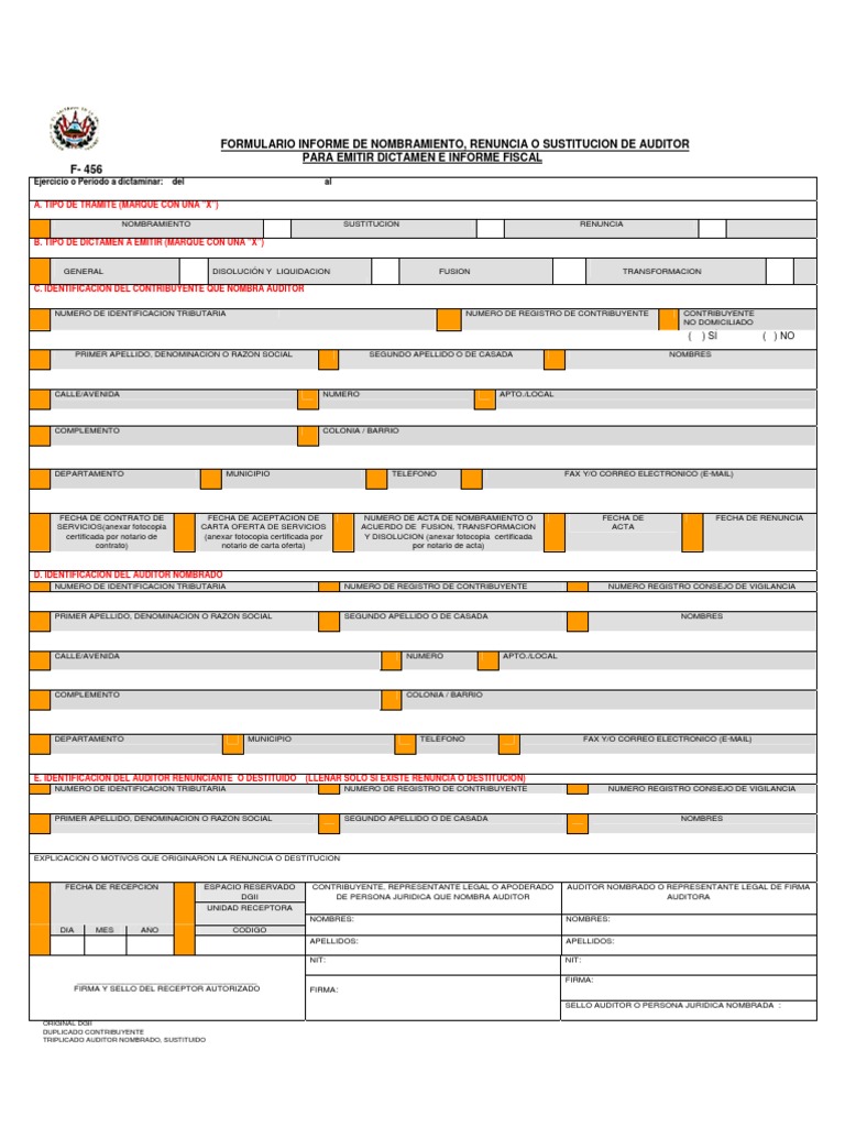 F 456 | PDF | Contribuyente | Contralor