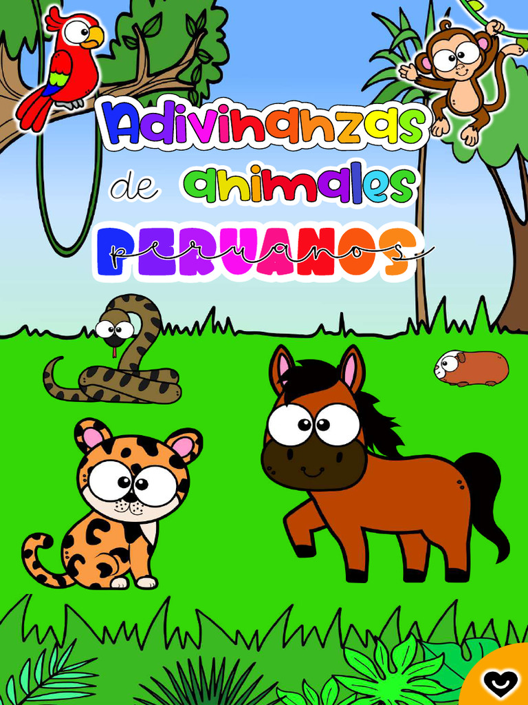 Recursos UD8 S3 - Adivinanzas Fauna Peruana | PDF | Hogar, jardinería y bricolaje | Poesía