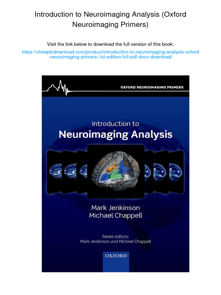 Introduction To Neuroimaging Analysis (Oxford Neuroimaging Primers ...