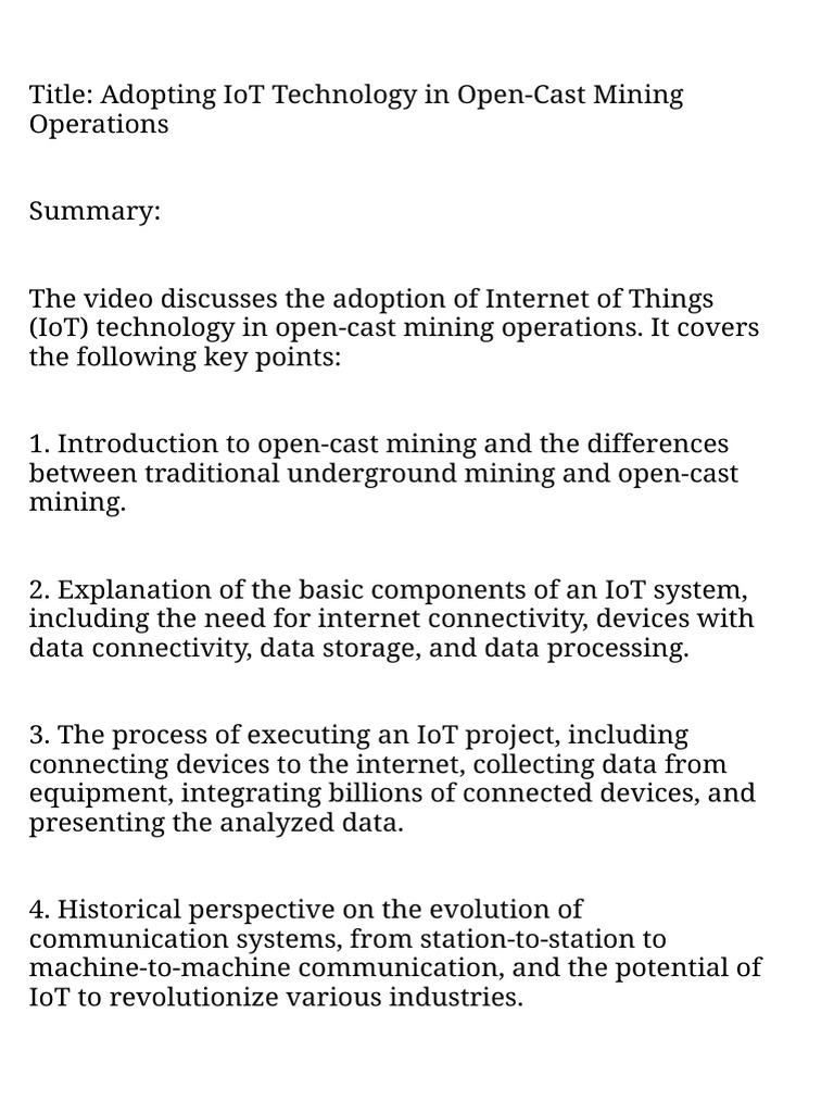 Opencast Iot | PDF | Internet Of Things | Computing