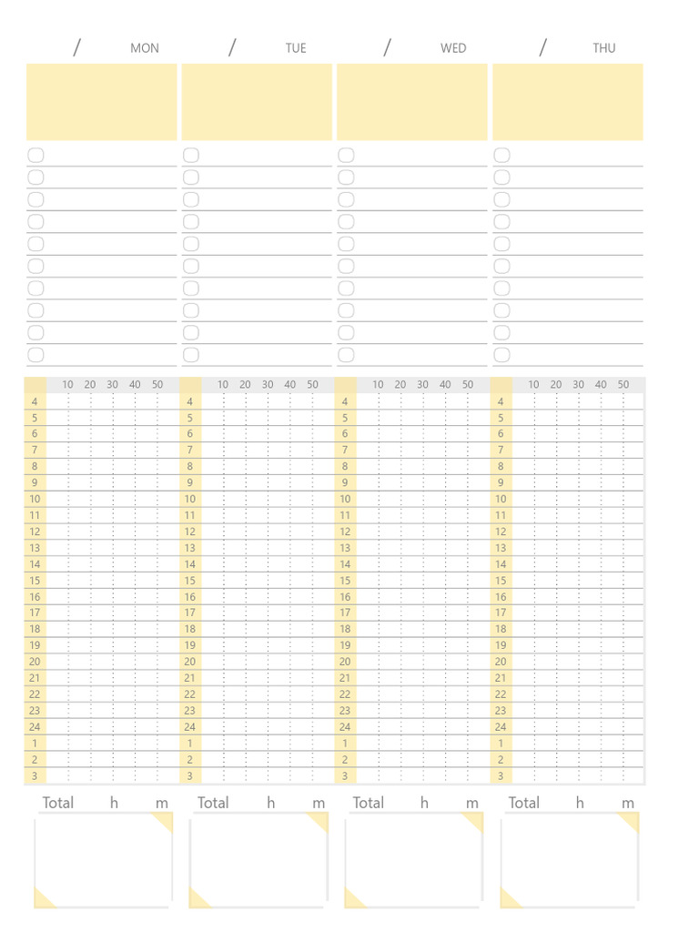 Study Weekly Yellow A5 | PDF