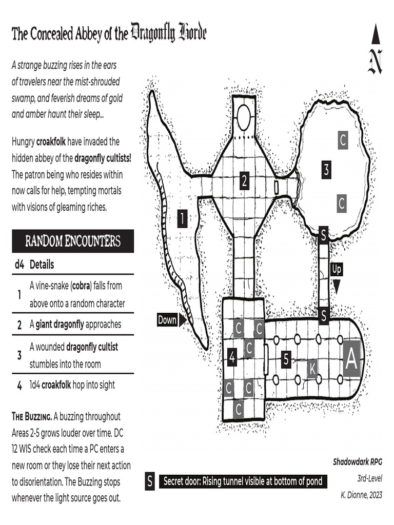 The Dragonfly Cult's Hidden Abbey | PDF